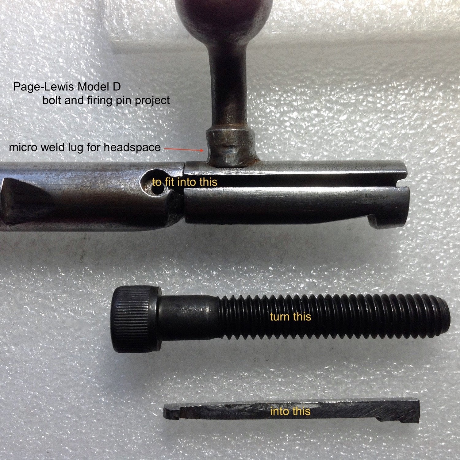 Page-Lewis model D bolt and firing pin project | Rimfire Central ... Page-Lewis model D bolt and firing pin project | Rimfire Central ...